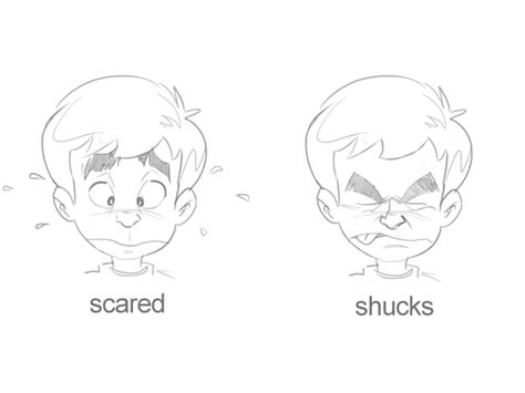 Scared Face Drawing At Explore Collection Of