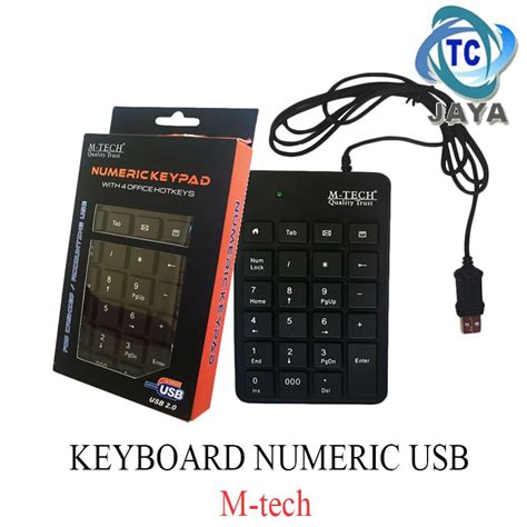 Keyboard Numeric Usb Mtech Numerik Lazada Indonesia