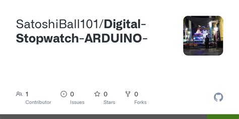 Github Satoshiball101 Digital Stopwatch Arduino