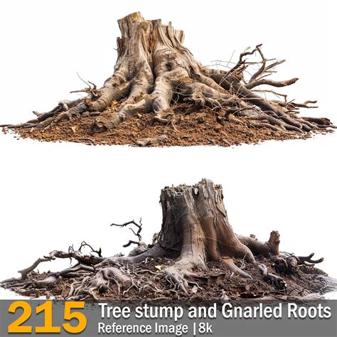Tree Stump And Gnarled Roots Reference Images 8k Lumière Tree