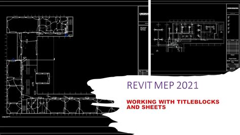 REVIT MEP 2021 STEP BY STEP TUTORIAL 26 WORKING WITH TITLEBLOCKS
