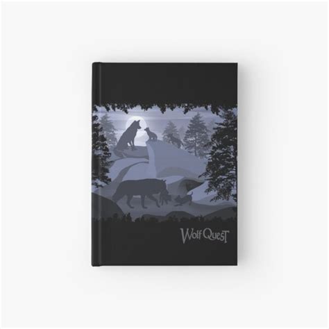 Moonlight Den Wolfquest Dream Hardcover Journal For Sale By Wolfquest Redbubble