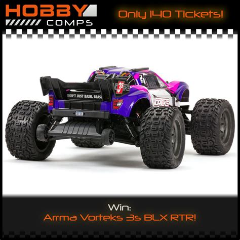 Arrma VORTEKS S BLX RTR Purple Hobby Comps