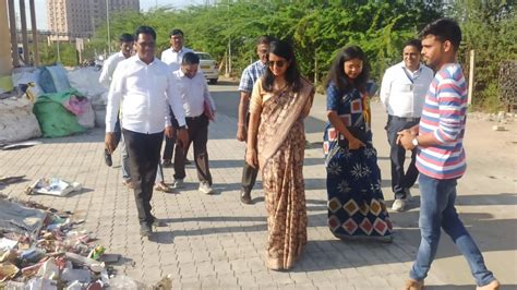 पंचायत समिती कामठी येथे सुरू असलेल्या घनकचरा व्यवस्थापन प्रकल्पास भेट