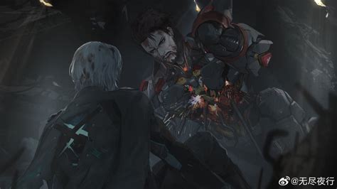 Watanabe Epitaph And Ballard Punishing Gray Raven Drawn By Wu Lun