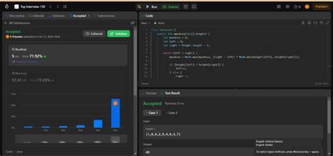 Priyanka K On Linkedin Day28 Leetcode Java Containerwithmostwater