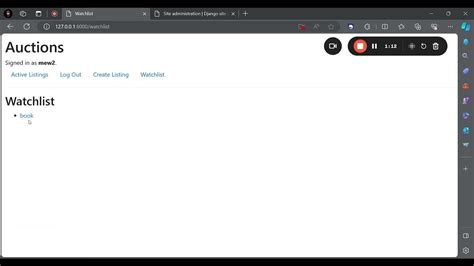 Cs50w Project 2 Commerce Youtube
