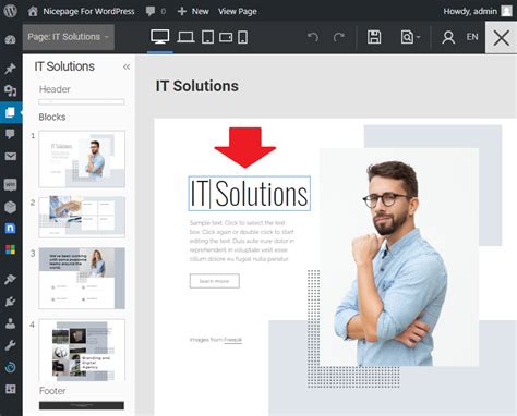 nicepage 2 30 edit content cms role rich text article element blog