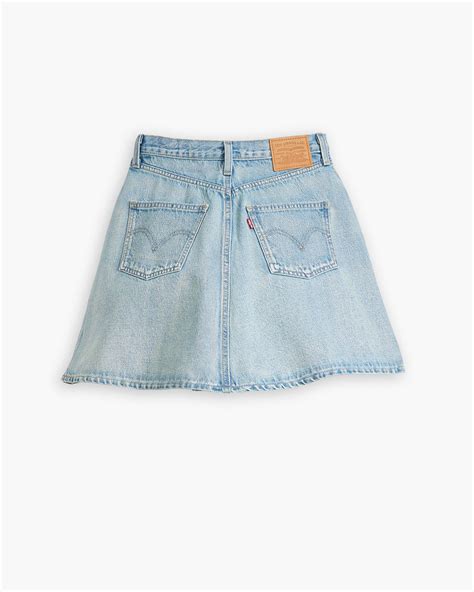 Minijupe à Volants Lavé Moyen Levis® Ca