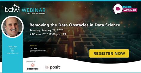 Webinar Datascience Datagovernance Datamanagement Tdwi