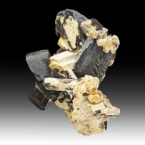 Goethite After Siderite With Hematite Schorl Microcline Minerals For Sale 1451081