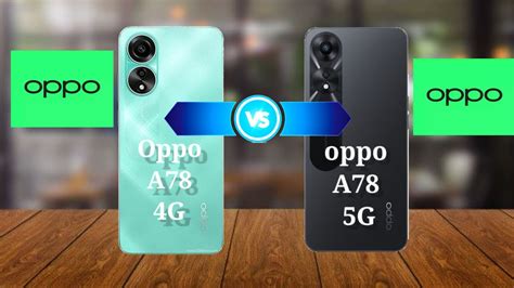 Oppo A78 4g Vs Oppo A78 5g Comparison ⚡ Youtube