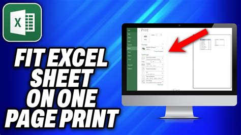 how to fit excel sheet on one page print 2025 easy fix youtube
