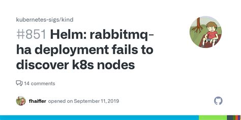 helm rabbitmq ha deployment fails to discover k8s nodes · issue 851 · kubernetes sigs kind