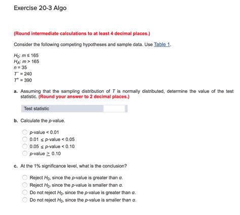 solved exercise 20 3 algo round intermediate calculations