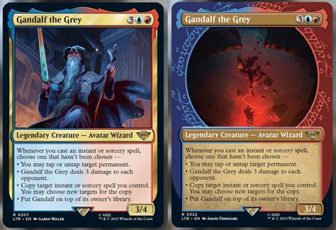 A Sneak Peak At Gandalf And The One Ring From Magics Lord Of The Rings Set