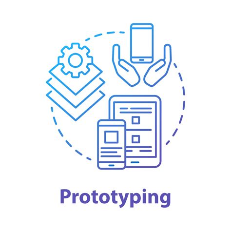 Prototyping Concept Icon Software Development Tools Idea Thin Line Illustration Mobile Device