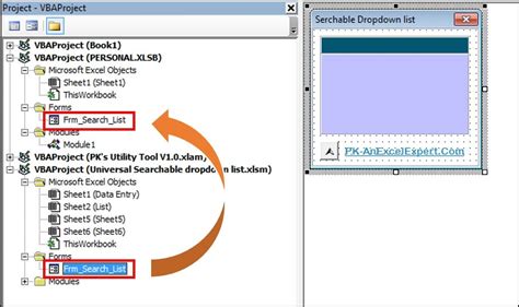 Universal Searchable Drop Down List In Excel PK An Excel Expert