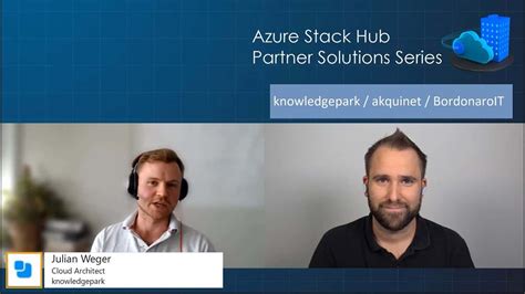 Azure Stack Hub Partner Solutions Series Knowledge Park Thomas Maurer