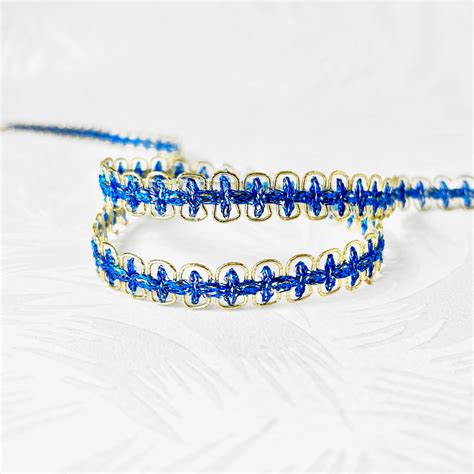 Metallic Loop Braid Multiple Colorways Rose Mille