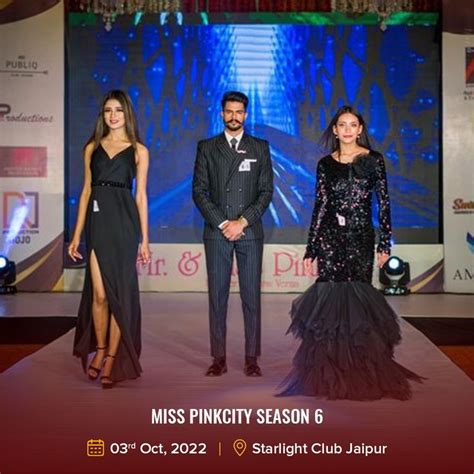 Miss Pinkcity Season 6 Venue Starlight Club Jaipur Date 3 October 2022 Mrindia