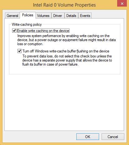 How To Boost The Intel RAID0 Performance RAID Performance Win Raid Forum