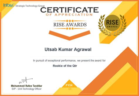 Utsab Kumar Agrawal On Linkedin Infosys Achievementunlocked Teamwork
