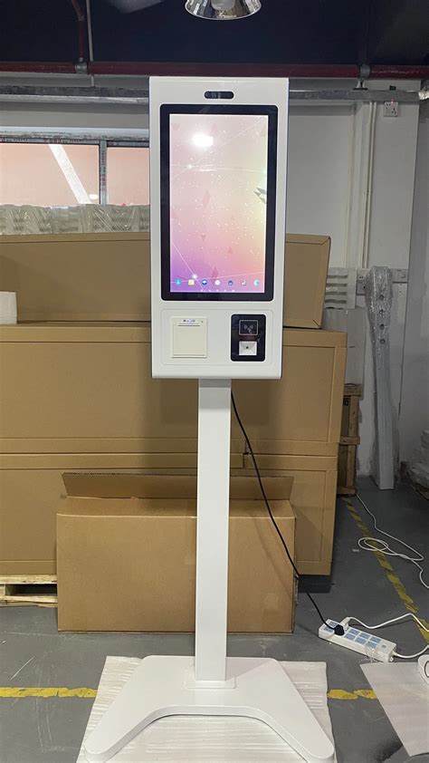 Quick Response Touch Screen Android Table Terminal Kiosk Self Ordering Machine For Payment Lcd