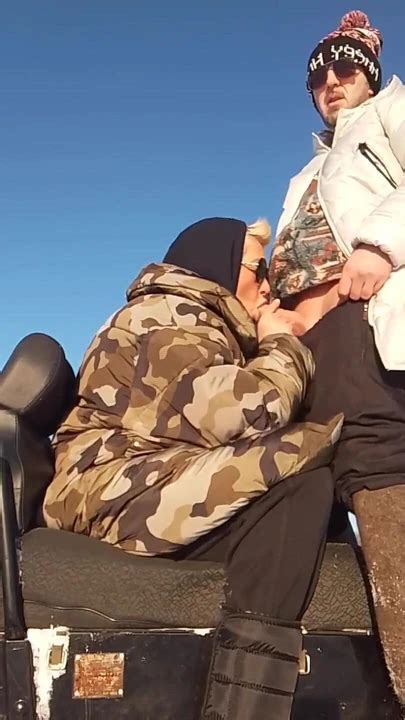 We Rode A Snowmobile With My Stepmom And Decided To Have Sex Cum Inside