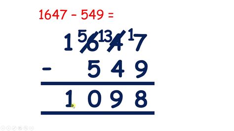 Subtracting Large Numbers From Smaller Numbers