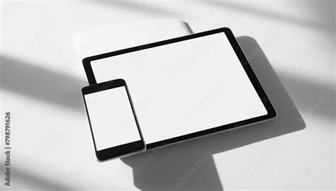 mockup template for different screen sizes monitor tablet and phone application design web
