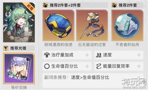 星穹铁道藿藿遗器选什么 藿藿遗器推荐特玩网