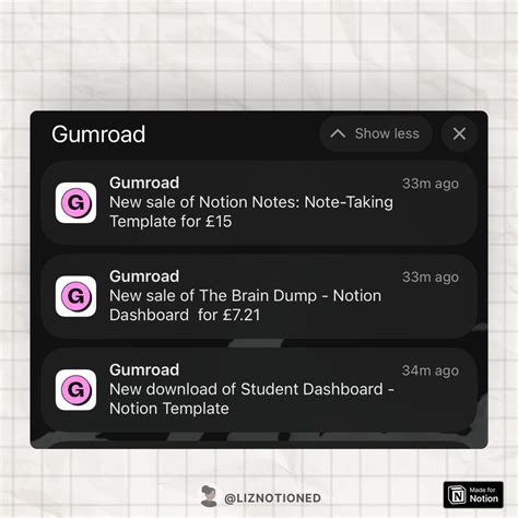 Liz Vowal On Linkedin Notion Digitalproducts Liznotioned