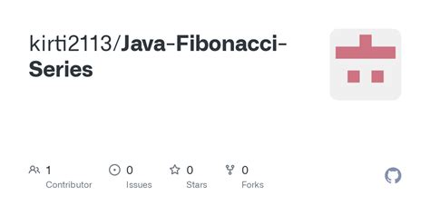 GitHub Kirti Java Fibonacci Series