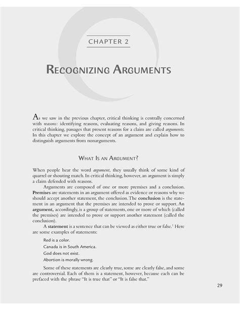 Critical Thinking Chapter Studocu