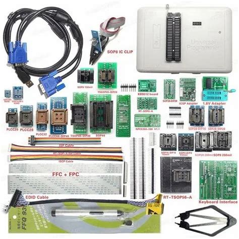 PVC Rt809h Emmc Nand Flash Programmer With 31 Adapter Super Combination