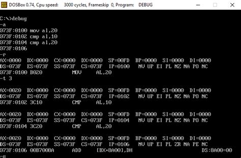 Solved Open A Command Window Or Dosbox Start Debug And