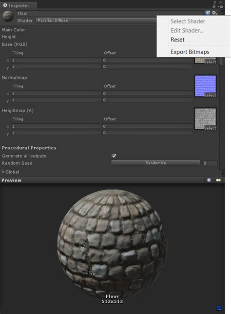 Substance Export Bitmaps Unity Engine Unity Discussions