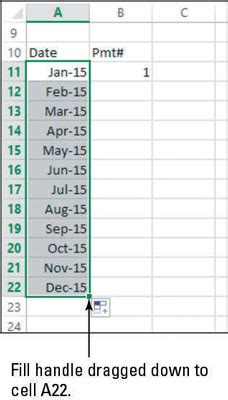 How To Use AutoFill In Excel Dummies