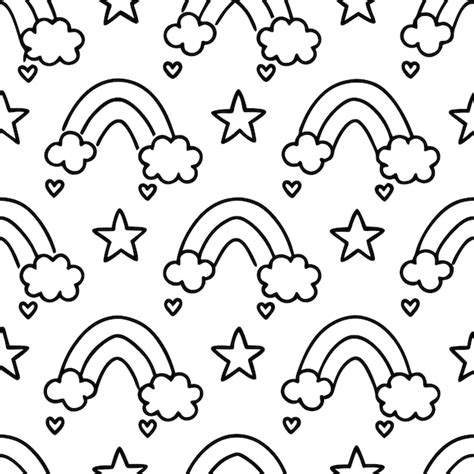 Premium Vector Cute Repeat Seamless Pattern
