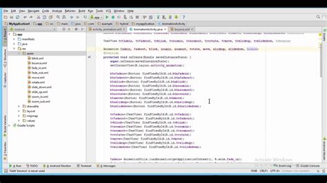 56 Animation Bounce Rj Android Development Urduhindi Youtube