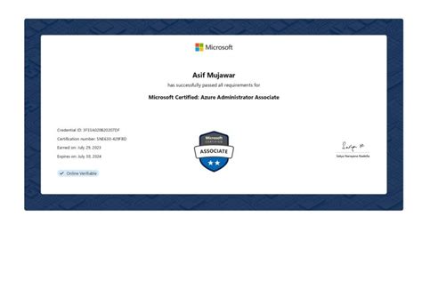 Asif Mujawar アシフ ムジャワル On Linkedin Az104 Az104 Azureadministrator Microsoftazure Certified