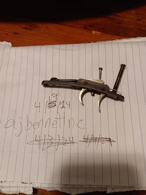 SOLD Early CVA Frontier Rifle Set Triggers The Muzzleloading Forum