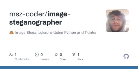 GitHub Msz Coder Image Steganographer Image Steganography Using