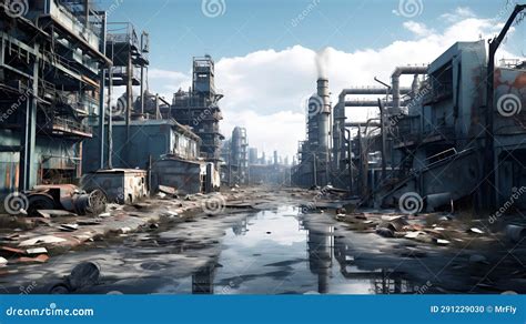 Polution Devastating Effects To Environment And Planet Earth Royalty