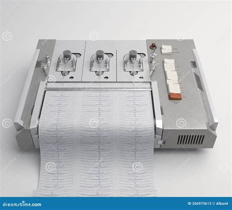 Russian Vintage Polygraph Lie Detector Machine Stock Illustration Illustration Of Indicator