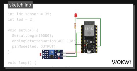 Ldr Sensor Wokwi Esp32 Stm32 Arduino Simulator Ldr Sensor Wokwi Esp32 Stm32 Arduino Simulator