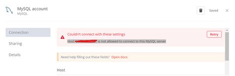 Connect With Mysql Questions N8n Community