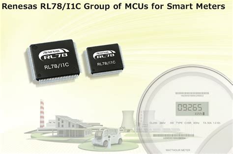 Renesas Rl78i1c Microcontrollers Support International Standards Dlms For Smart Meters
