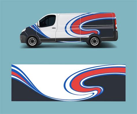 차량용 그래픽 추상 레이싱 디자인 스티커 비닐 랩 자동차 데칼 벡터 프리미엄 벡터